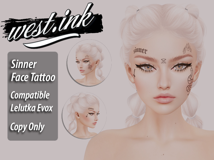 Second Life Marketplace K Face Sinner Female Evox